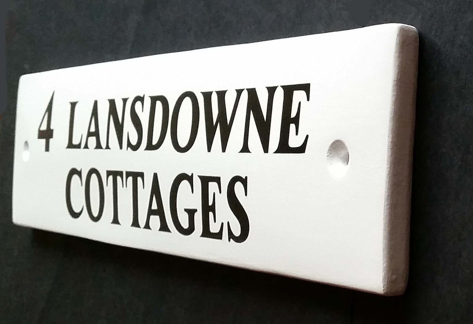 Hand Painted House Signs by Ceramic Art