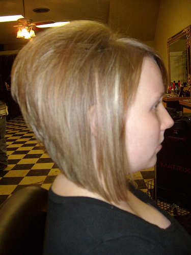 Celebrity Hairstyle: Angled Bobs