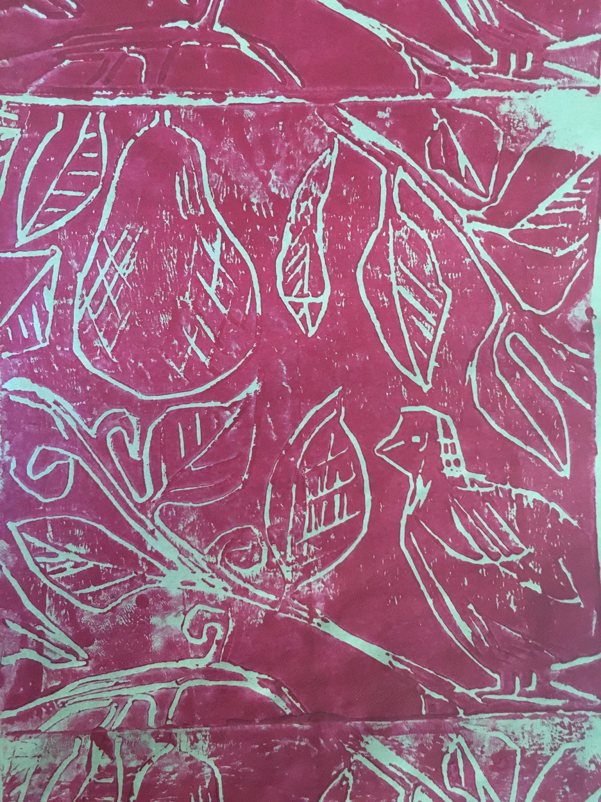 Ocean Blue Textile Studio Block Printing Paper Ocean Blue Textile Studio Block Printing Paper
