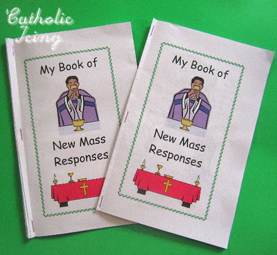 A Slice of Smith Life: New Mass Response Booklets for Kids: Free to ...