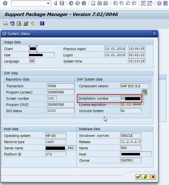 Sap Basis Crew Install Sap License At Os Level