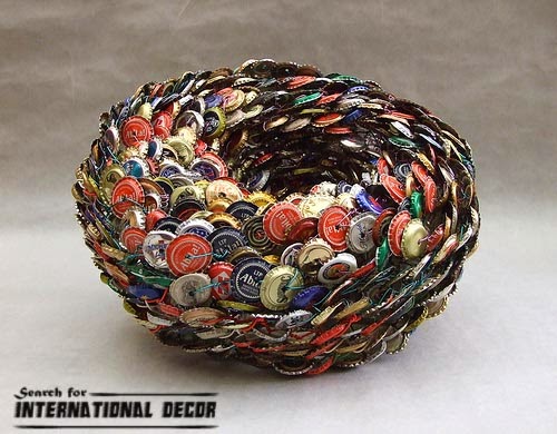 Cool recycled art and crafts with their hands