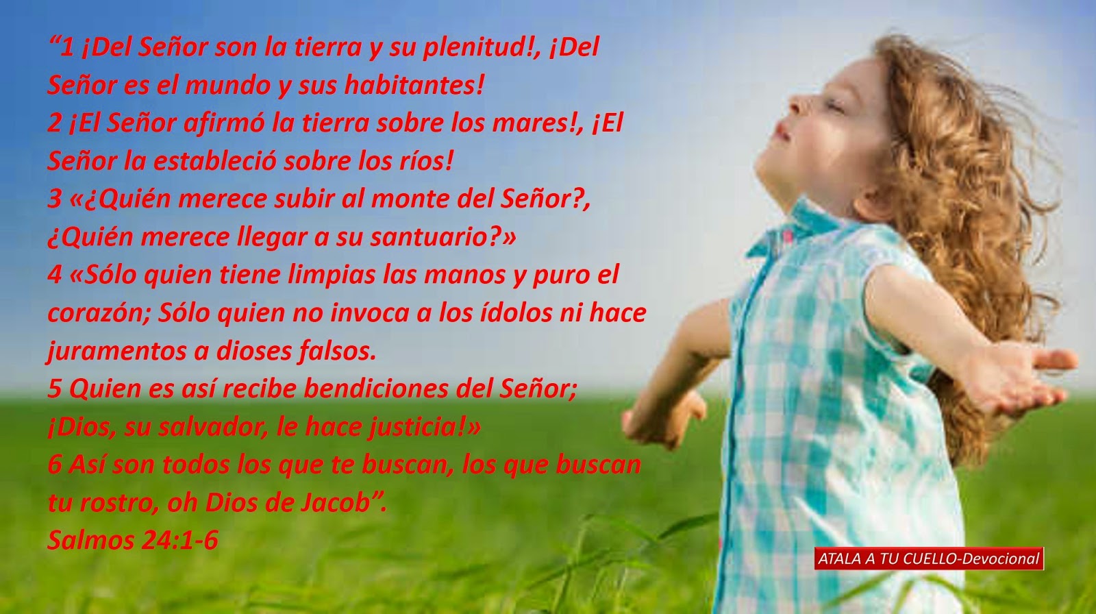 ATALA A TU CUELLO Devocional: Salmos 24