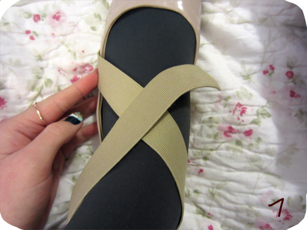 Floral Prints And Common Sense: DIY Ballerina Shoes