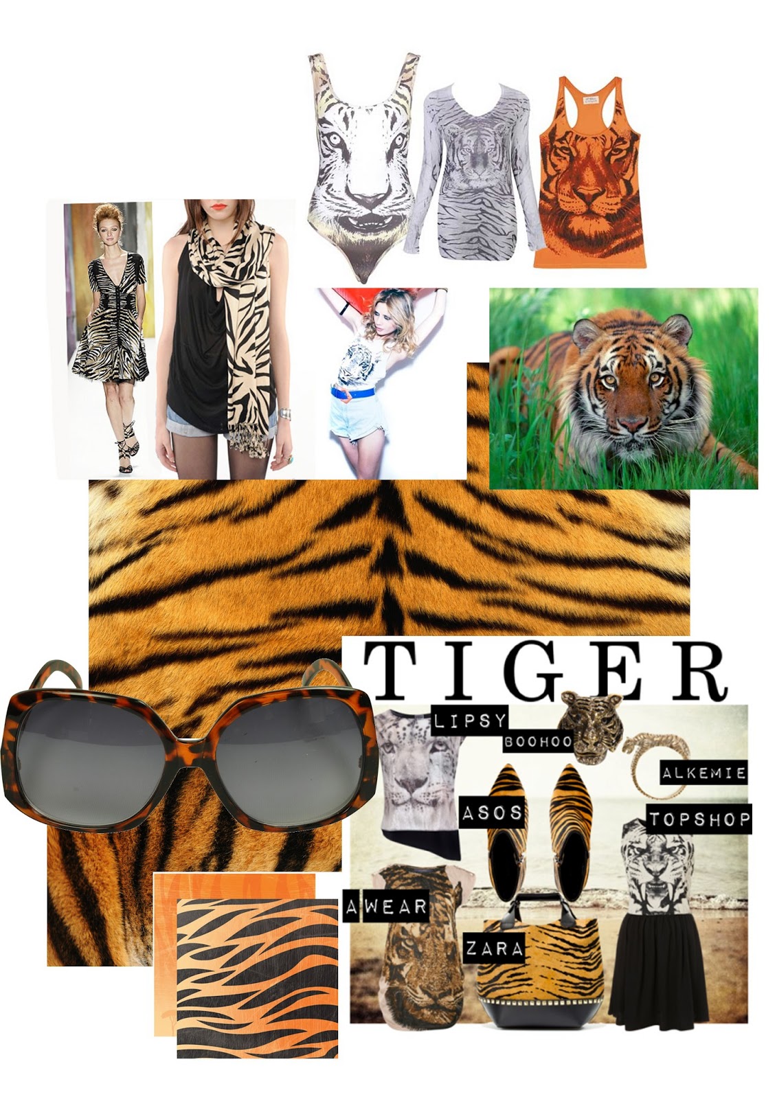 Suzanne Fraser: Tiger print mood board
