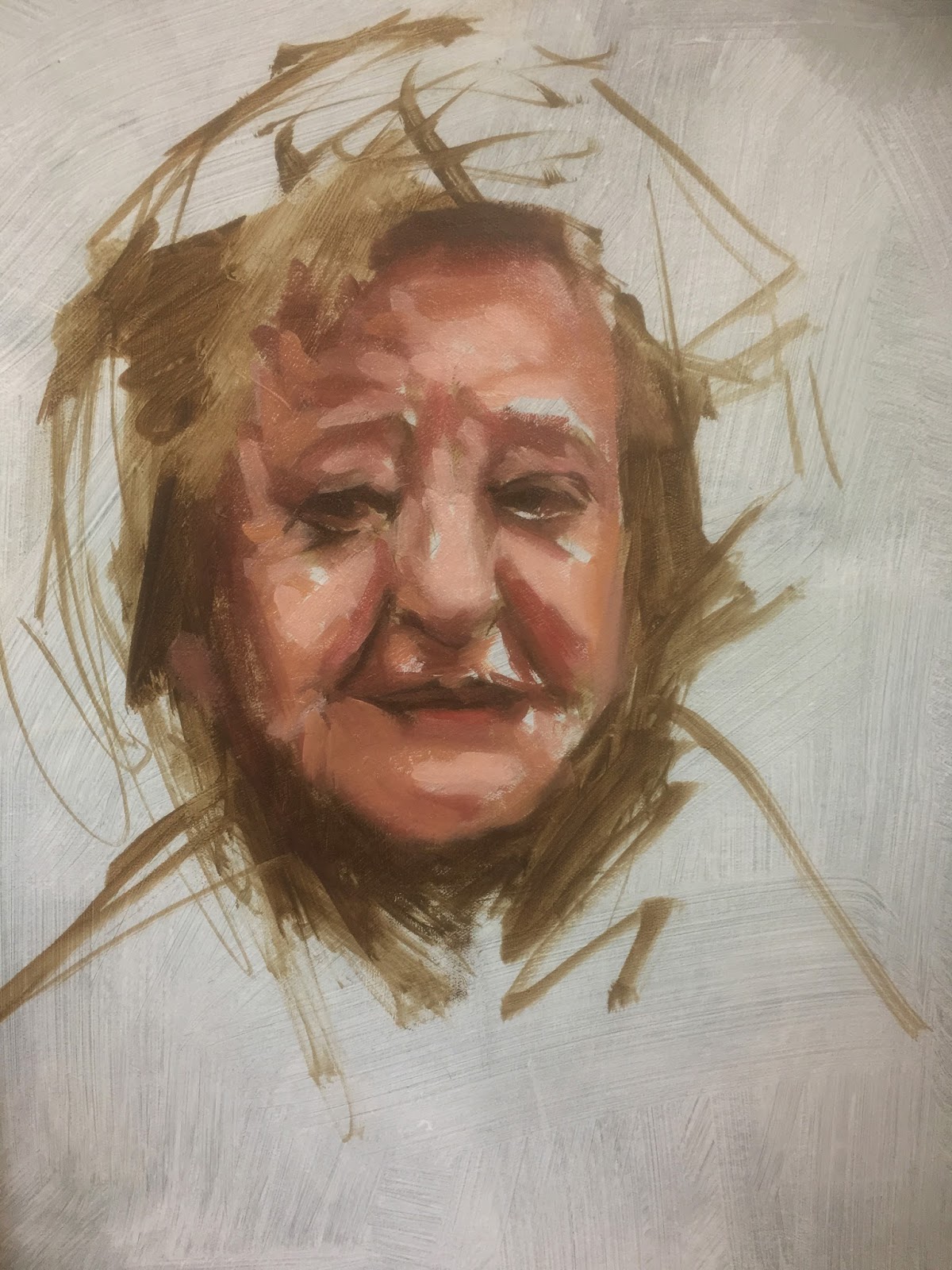 Richard Gray's Paintings: Old Lady