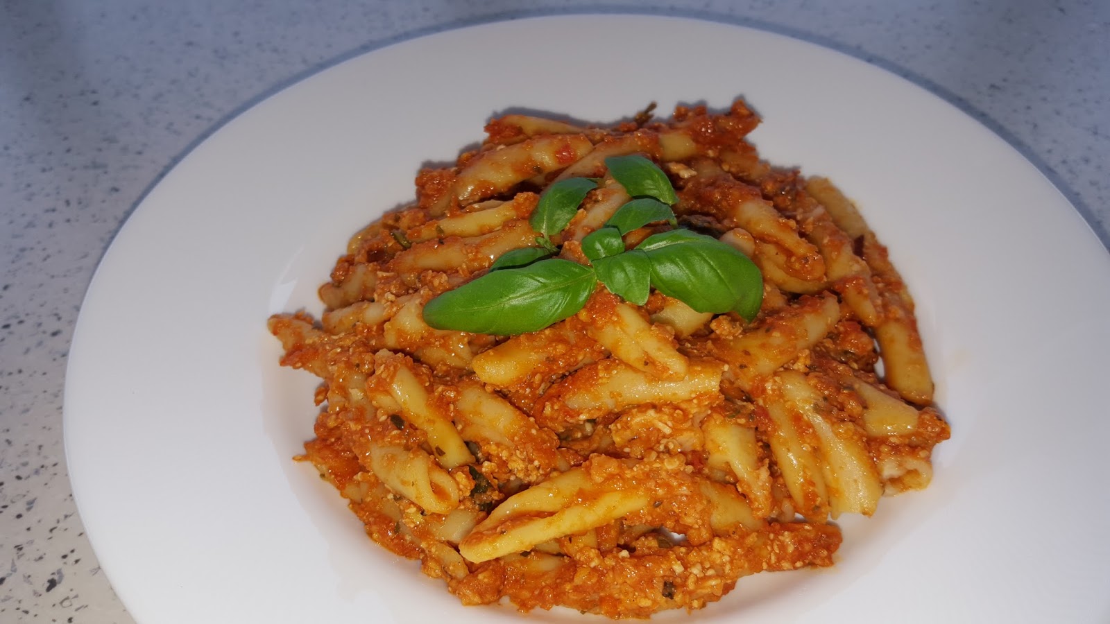 susu: Fusilli all 'arrabbiata