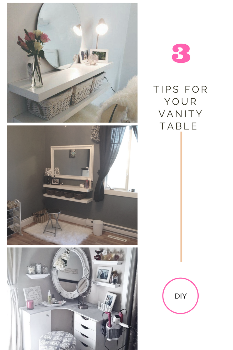 How to choose the vanity table - The fashion Diamonds