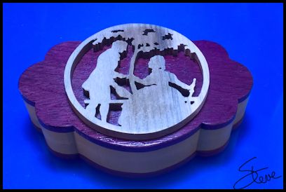 Scrollsaw Workshop: Victorian Design Trinket Box Scroll Saw Pattern.