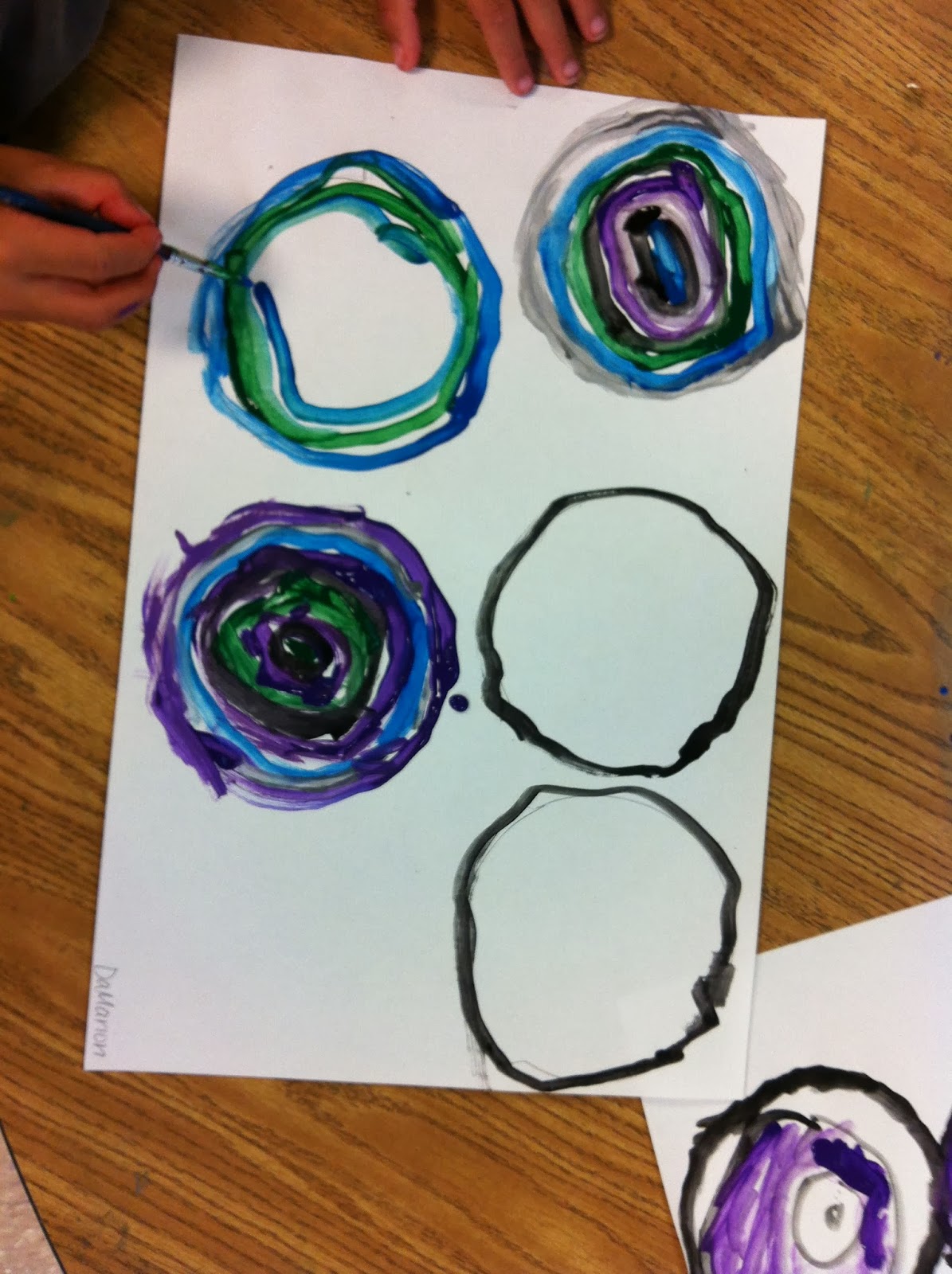 ChumleyScobey Art Room: Kindergarten One Day Painting