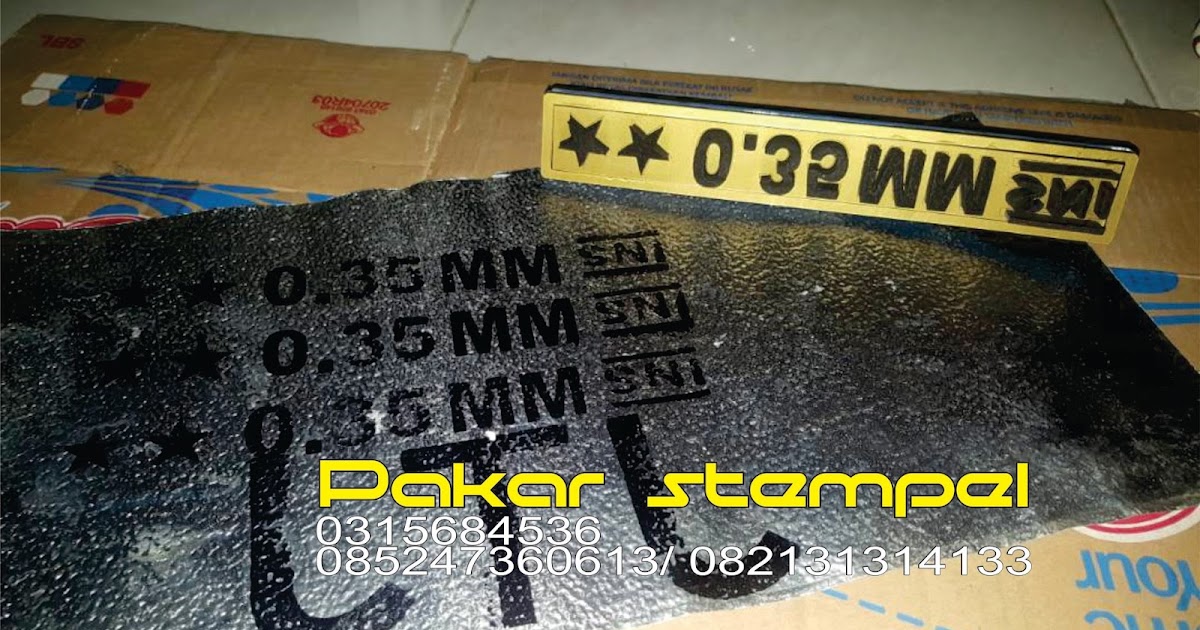 stempel shiny : stempel besi atap