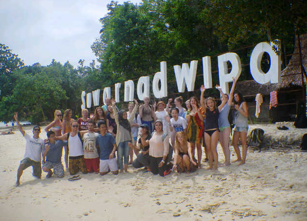 The beauty of the golden island tourism Suwarnadwipa west Sumatra