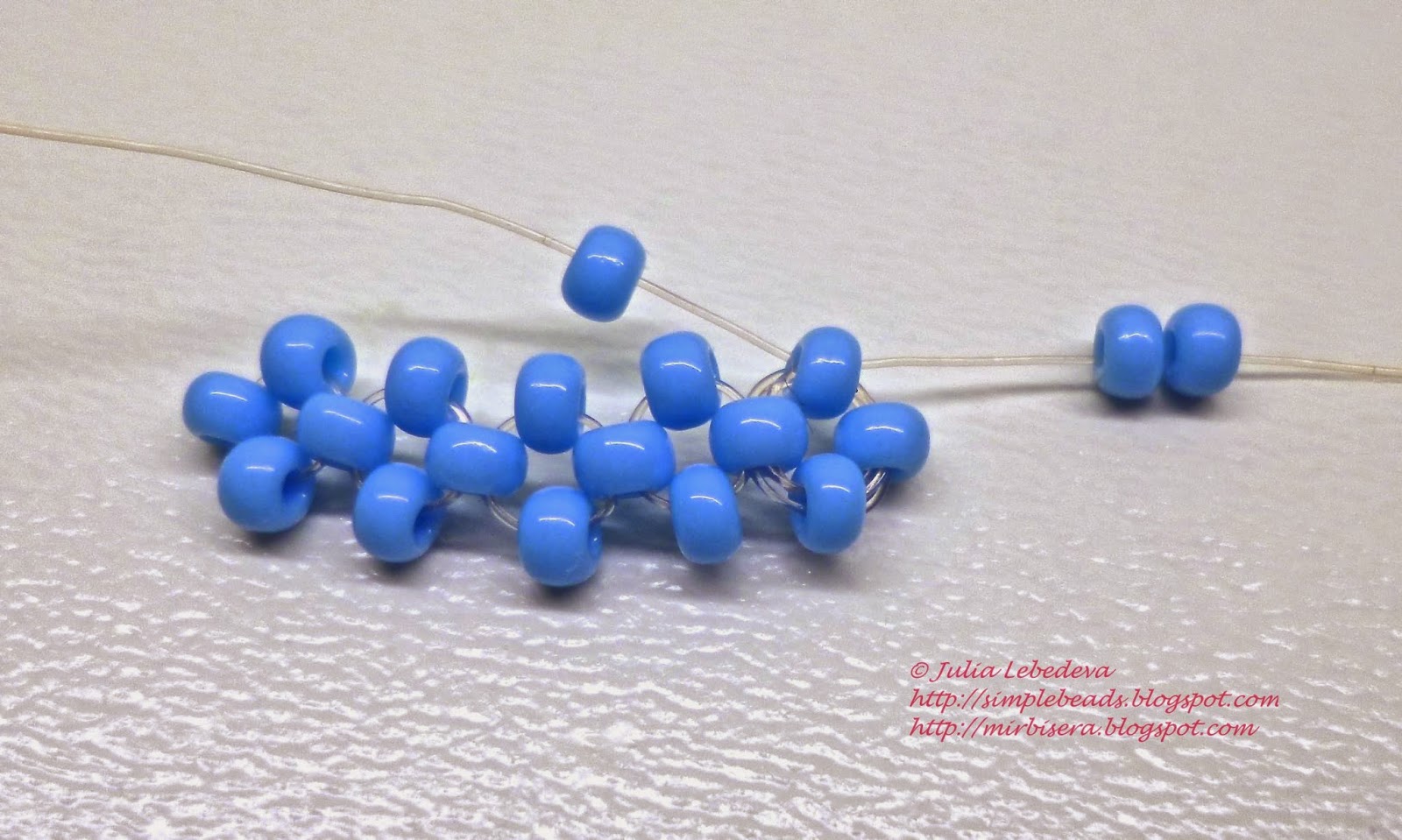 Beading for the very beginners: Basics of Right Angle Weave. Part 1 ...
