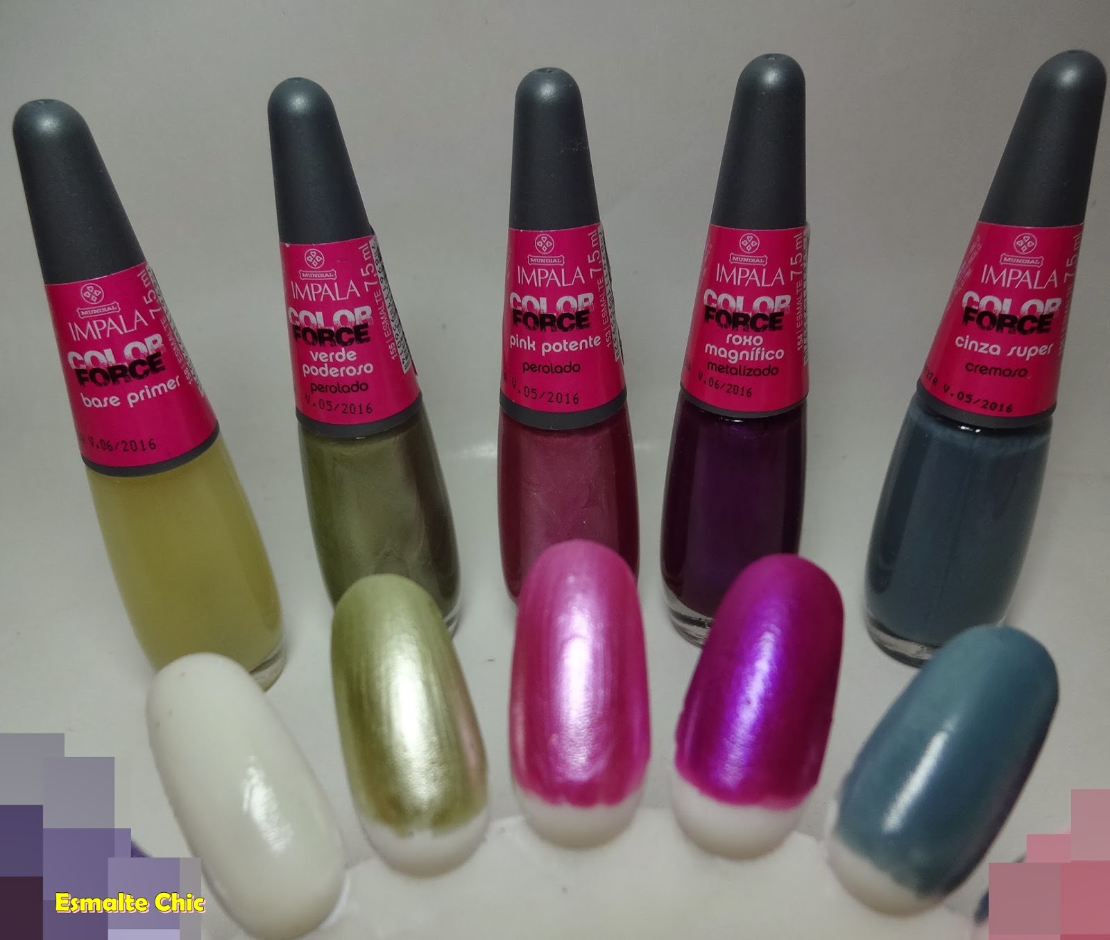 Esmalte Chic: Coleção Color Force, Impala - Swatches