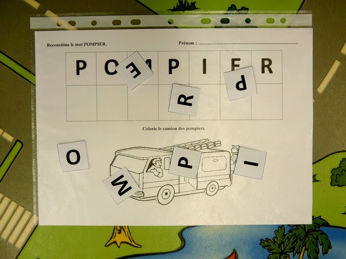 Le Journal de Chrys: Les pompiers en maternelle