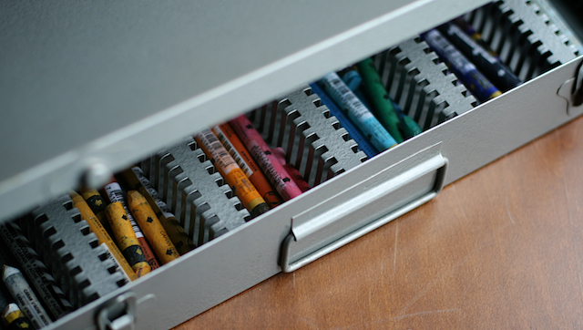 Habit of Art: working with water soluble crayons