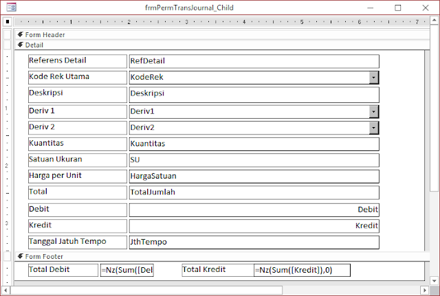 Mengenal Jenis dan Kegunaan Layout Pada Form di Access - Access Terapan