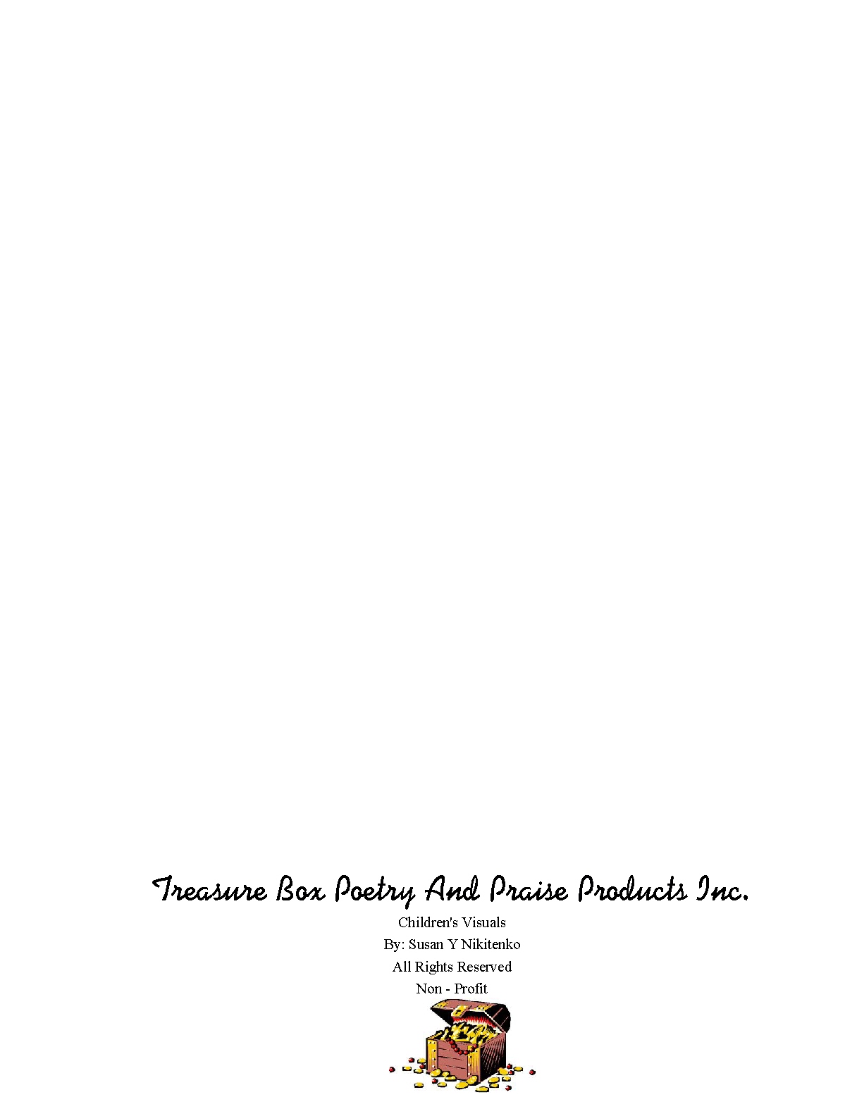 Children's Gems In My Treasure Box: The Big Ten - Coloring Book