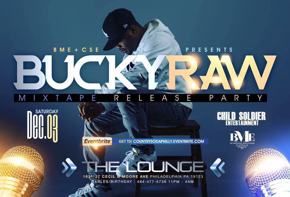 Bucky Raw takes over the lounge in Phalidelphia for his mixtape release ...