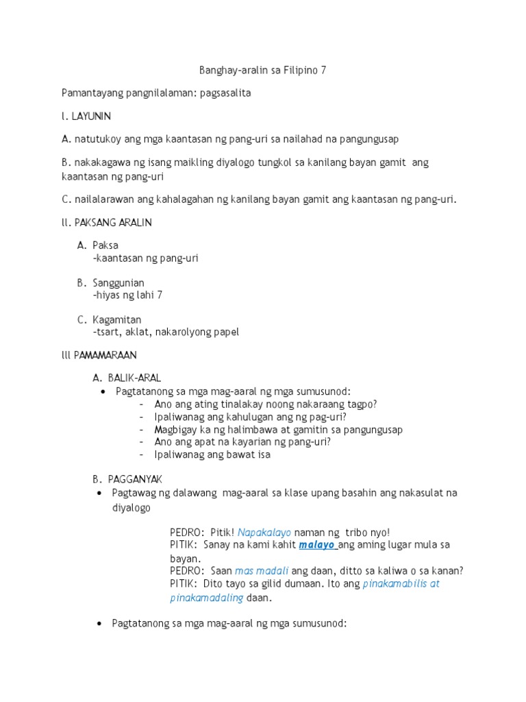 kaantasan ng pang-uri - philippin news collections