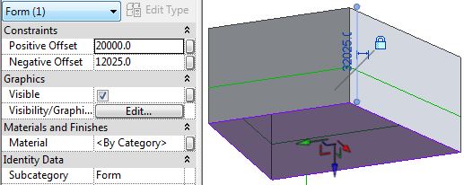 RevitCat: Extrusion Offset properties in Revit CME