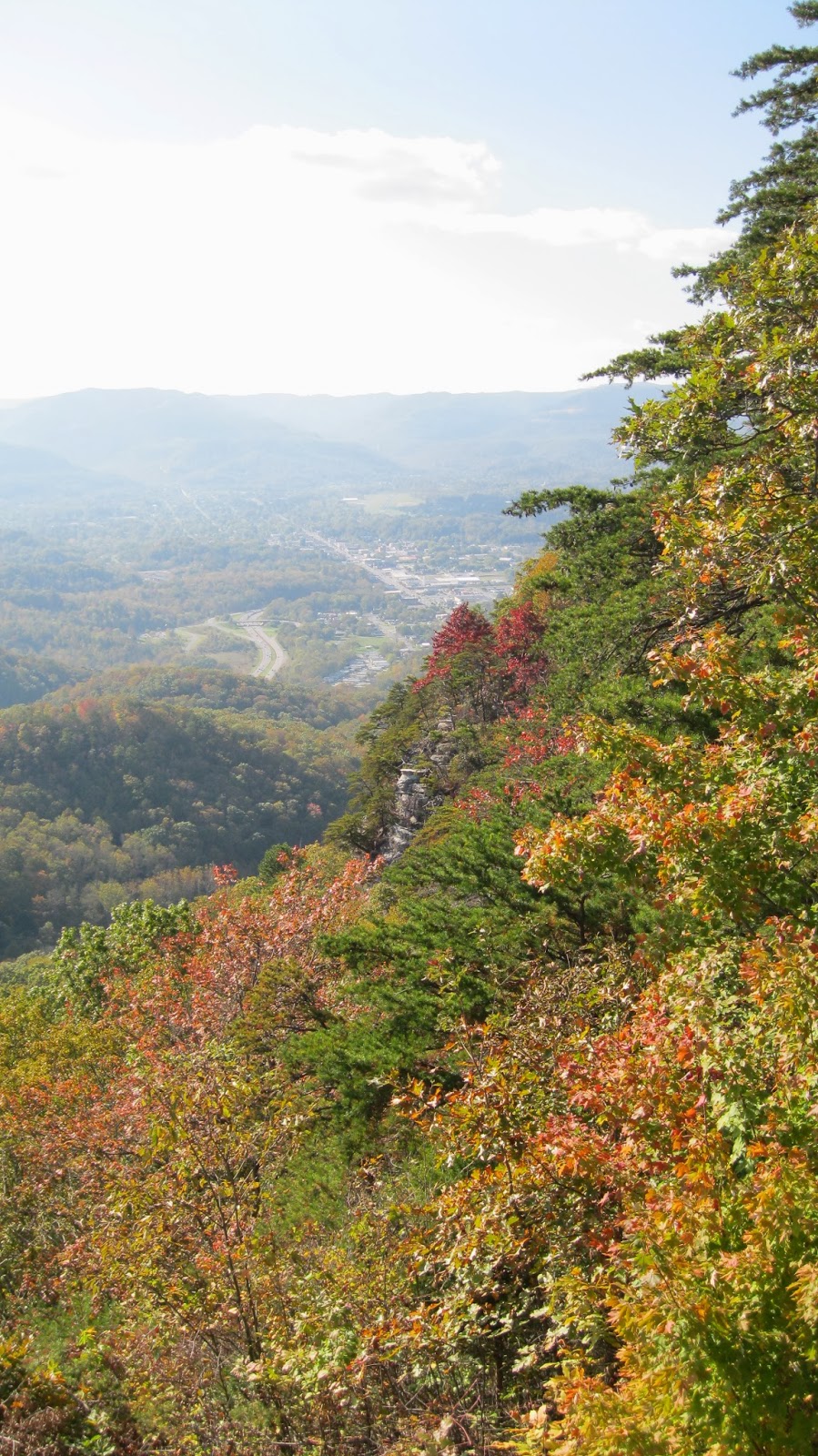 Lee County Virginia: Stop # 23: Pinnacle Overlook standing in the ...