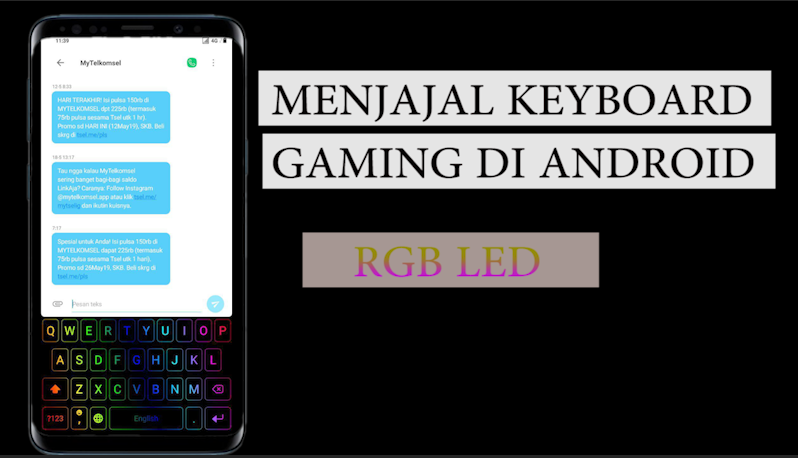 Cara Membuat Tampilan Keyboard Android Jadi Keyboard Gaming Tanpa Root