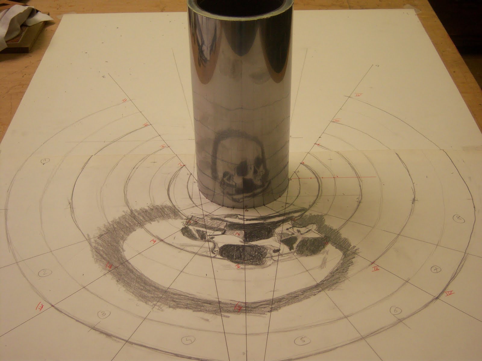 Arts Plastiques au lycée Jean Puy: L'anamorphose de LARA