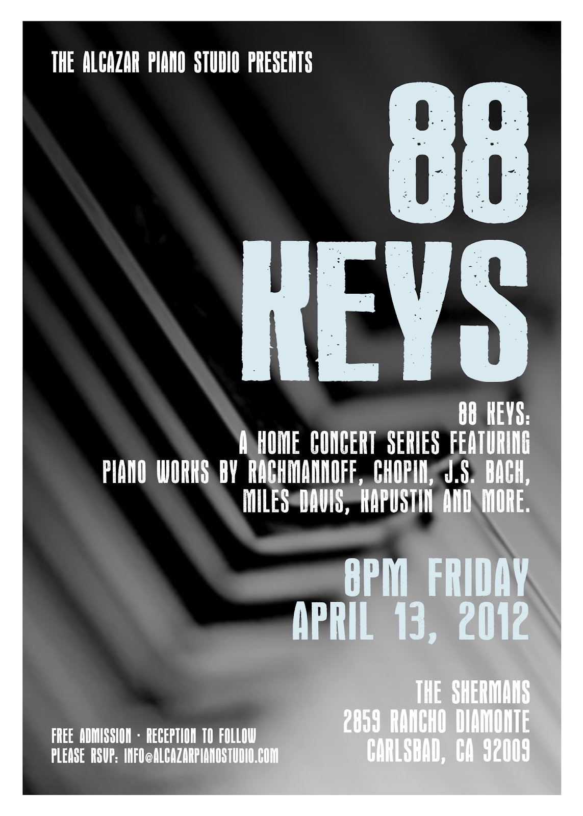 The Alcazar Piano Studio: 88 Keys: A Home Concert Series
