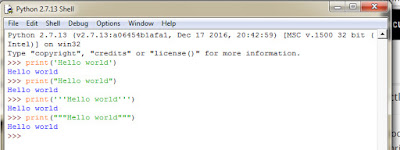 python language hello world program - Code for Java c