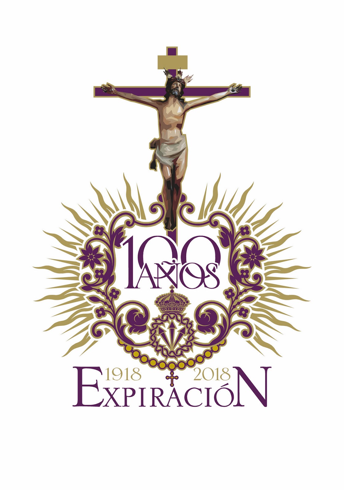 Rafael de Rueda arte cofrade: LOGOTIPO CONMEMORATIVO DEL CENTENARIO ...