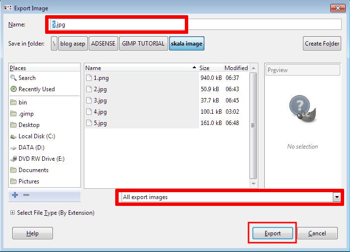 Dikasih Tahu: Merubah ukuran dimensi gambar & ukuran file gambar di GIMP