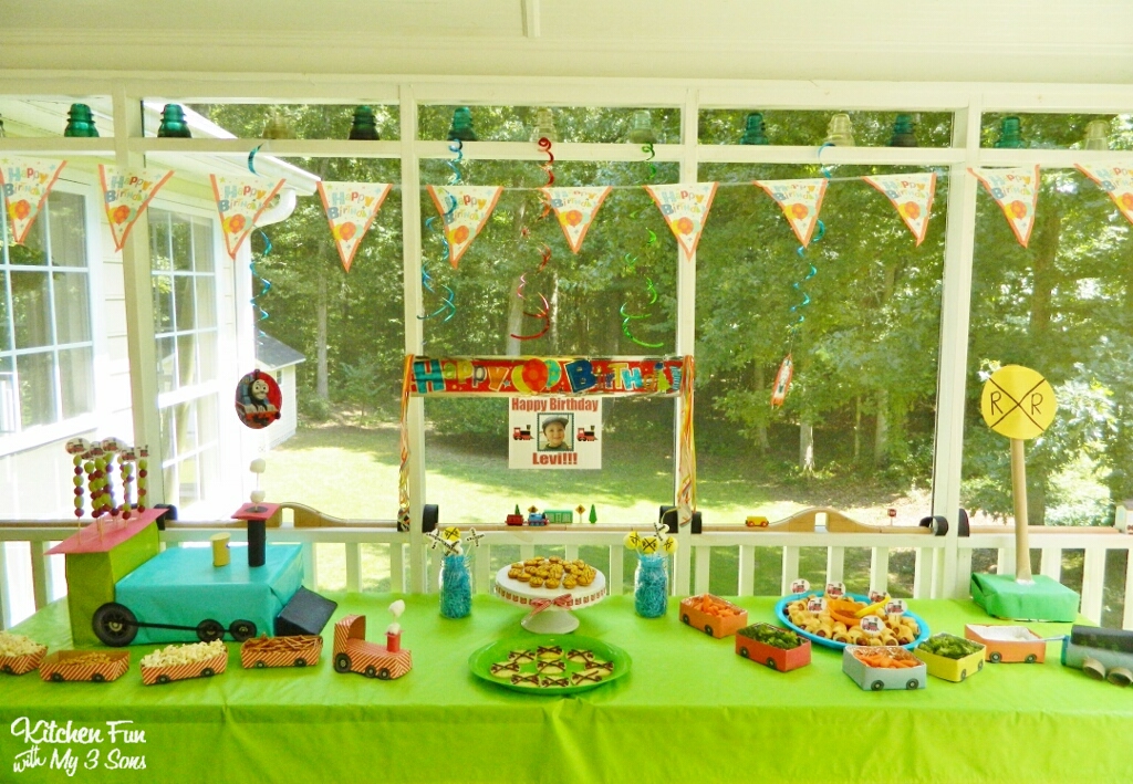Train Birthday Party - Kitchen Fun With My 3 Sons