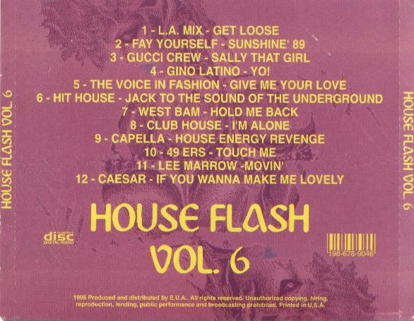 classicos dos bailes : FLASH HOUSE - VOLUME 6