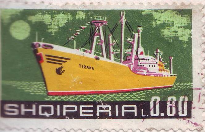 Selling antiques used and historic: shqiperia L 0.80 stamp albania