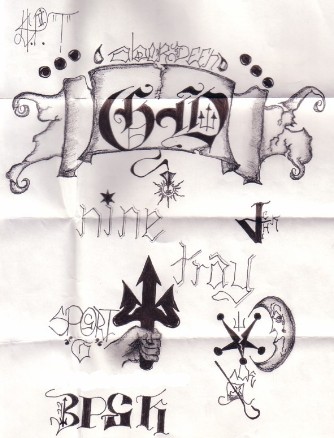 Gangster Disciples Drawings