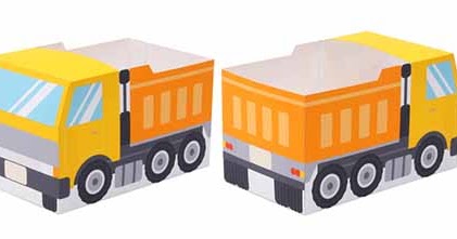 Dump Truck Box Papercraft | Paperized Crafts