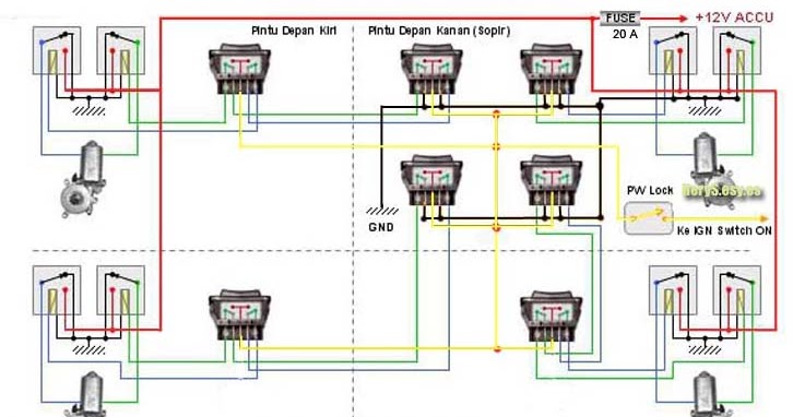 BUAH BACA: Skema Power Window