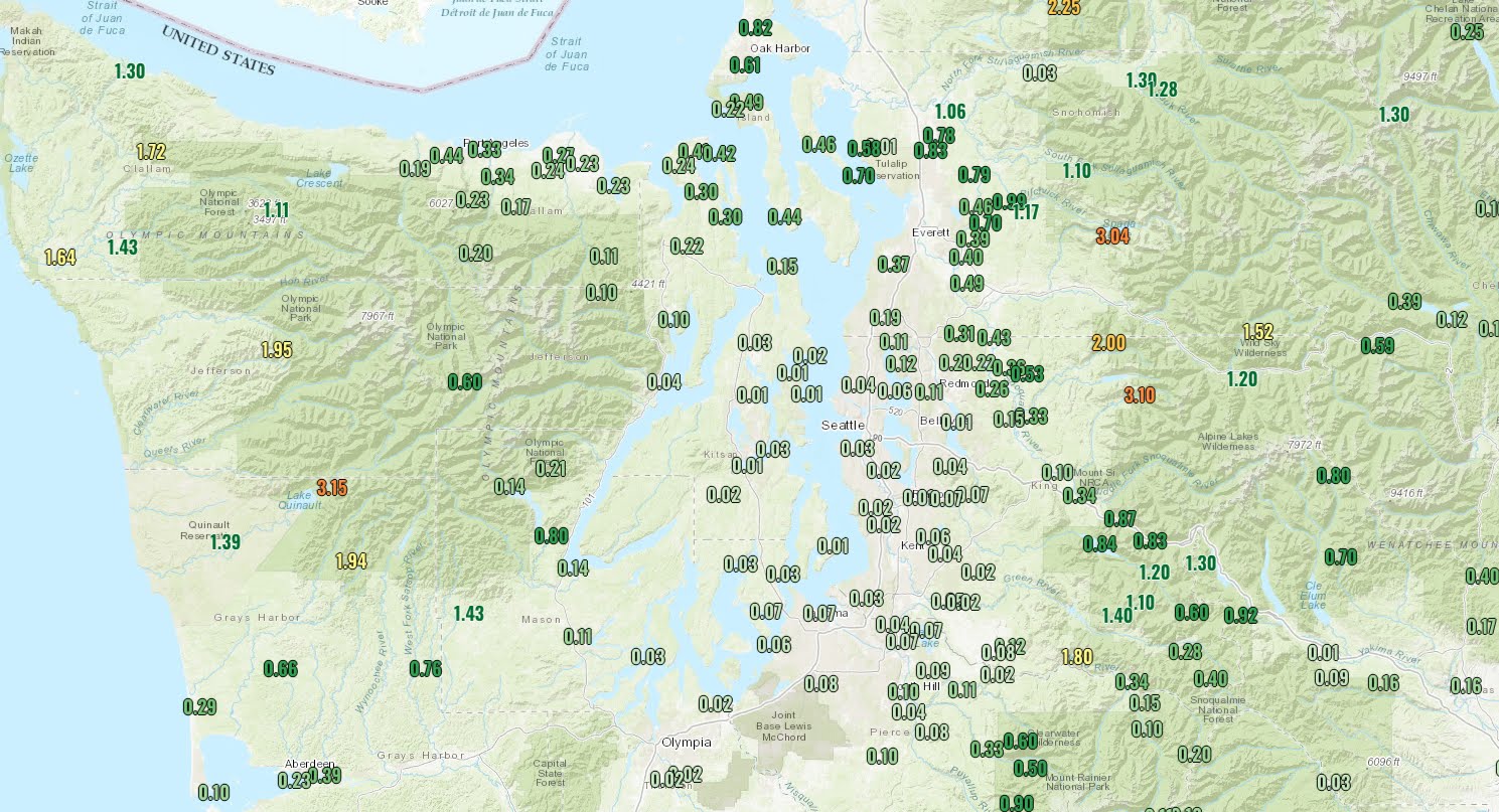 Cliff Mass Weather Blog: Aloha Winds Over Puget Sound