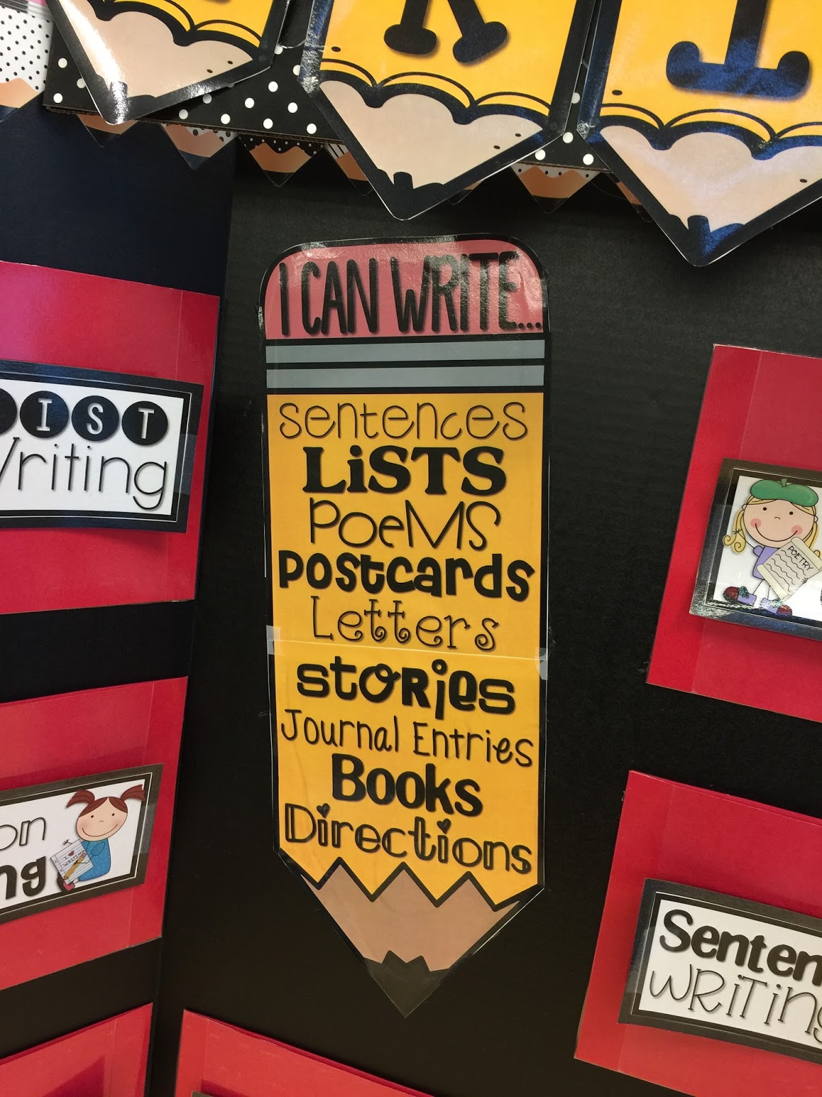 Teaching With Terhune: Writing Center Board with Tons of Activities for ...