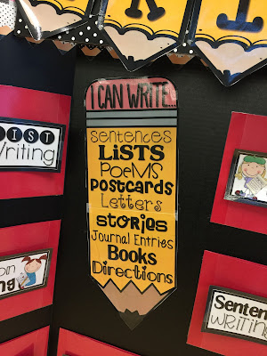 Teaching With Terhune: Writing Center Board with Tons of Activities for ...