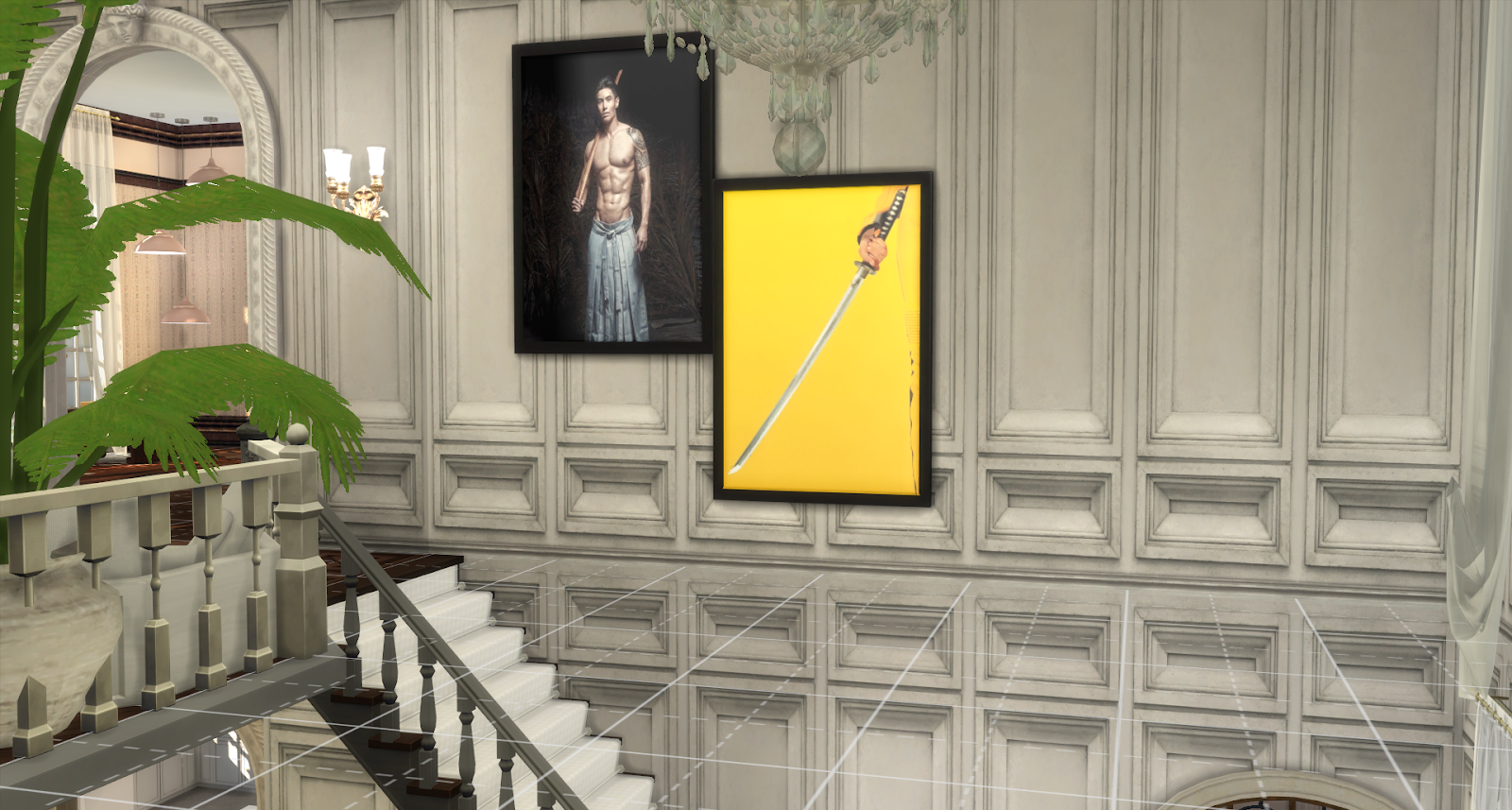 Spartan Sims 4: Samurai Set of three independent prints by Spartan Sims 4