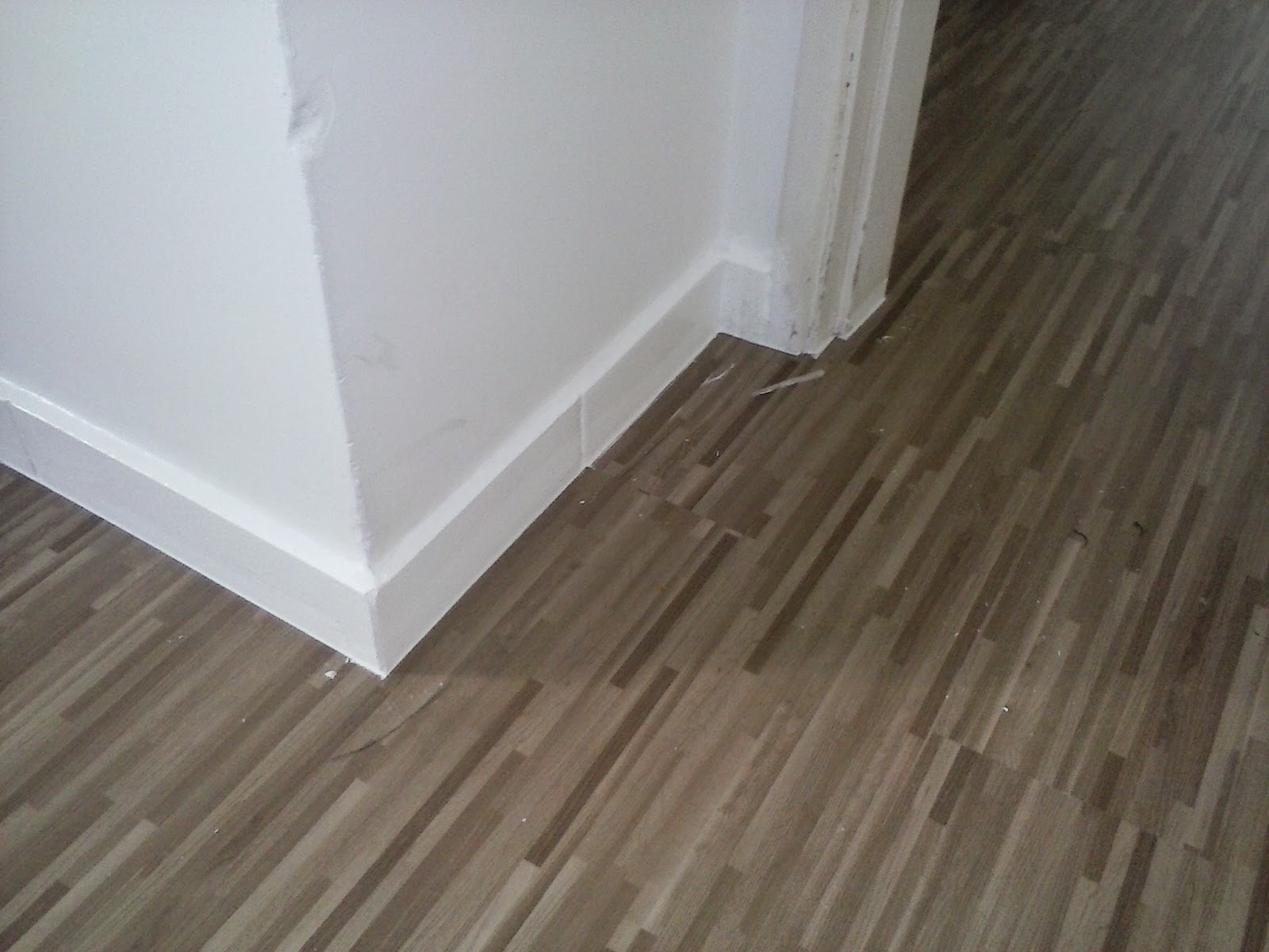 Colocado piso vinilico em regua de click