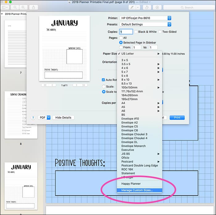 How to Resize Printables to Fit Any Happy Planner Size (with VIDEO ...