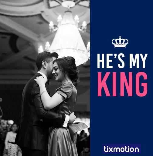[My hubby He's my KING] couple, love, love couple, hug, quotes,