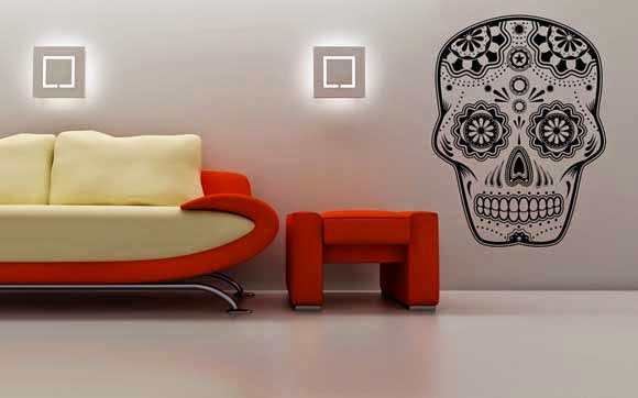Skull Home Decor, Decorated with skulls Join the fashion!