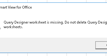 Adashek EPM: Smart View Query Designer Gets Emotional