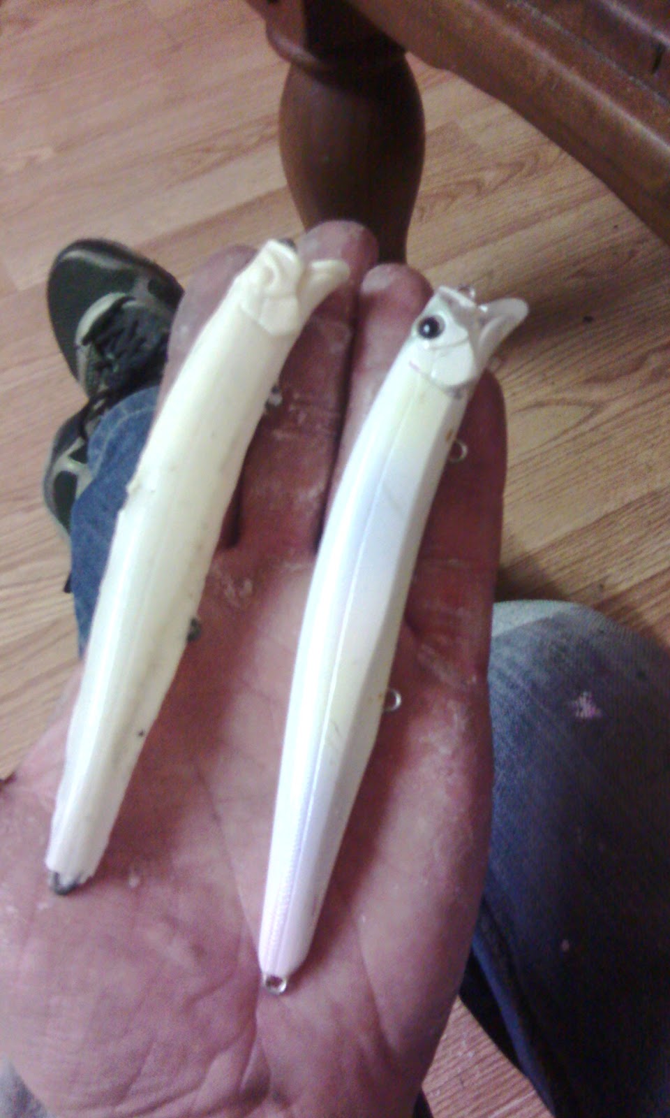 Donegal kayak Angler: Home made lures and jig heads