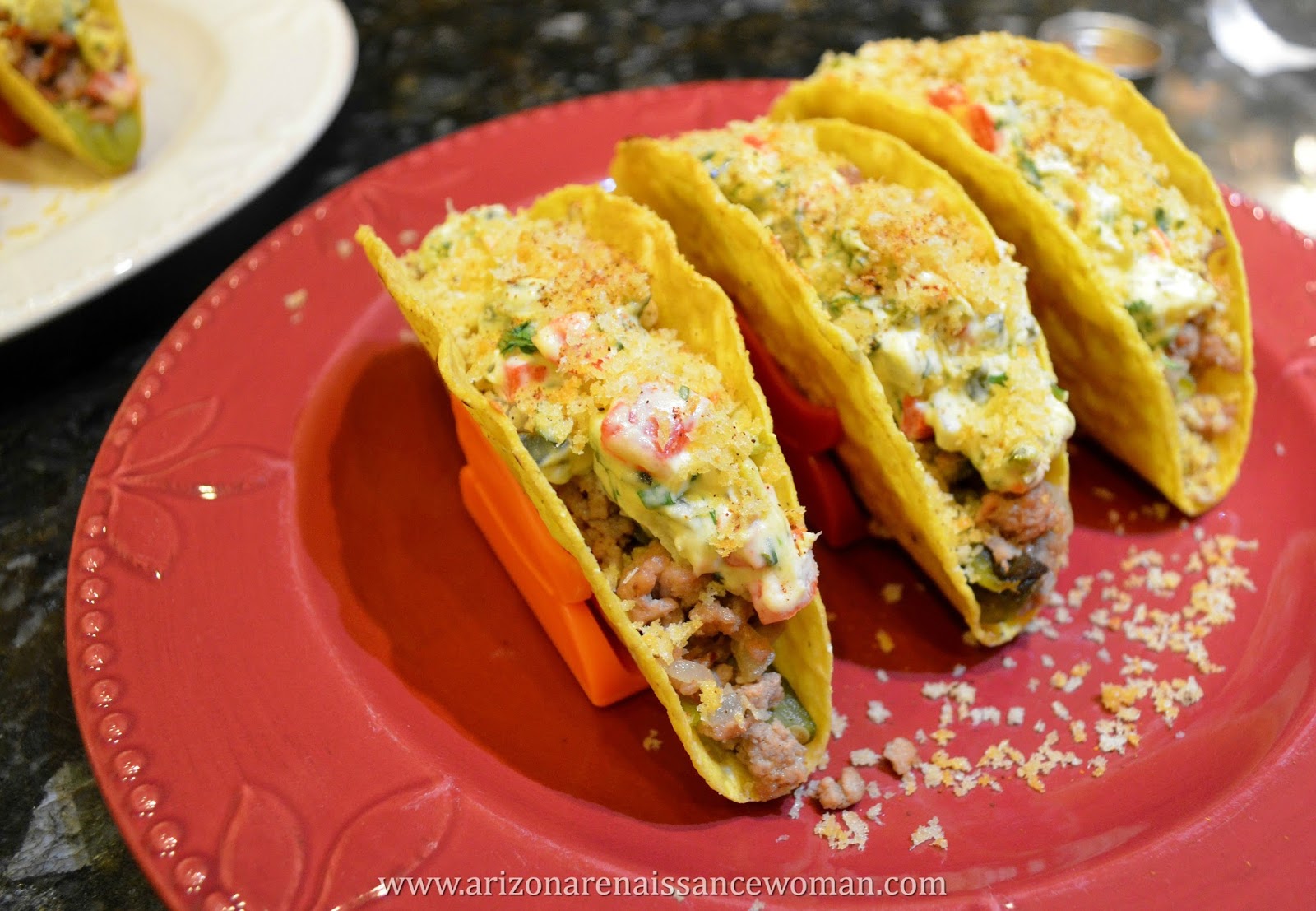 Arizona Renaissance Woman: 77. Deconstructed Jalapeño Popper Tacos!!!