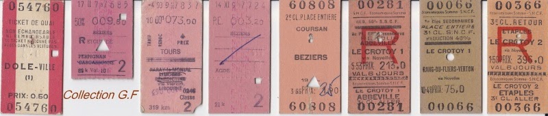 Mes passions, mes collections: Billetterie SNCF